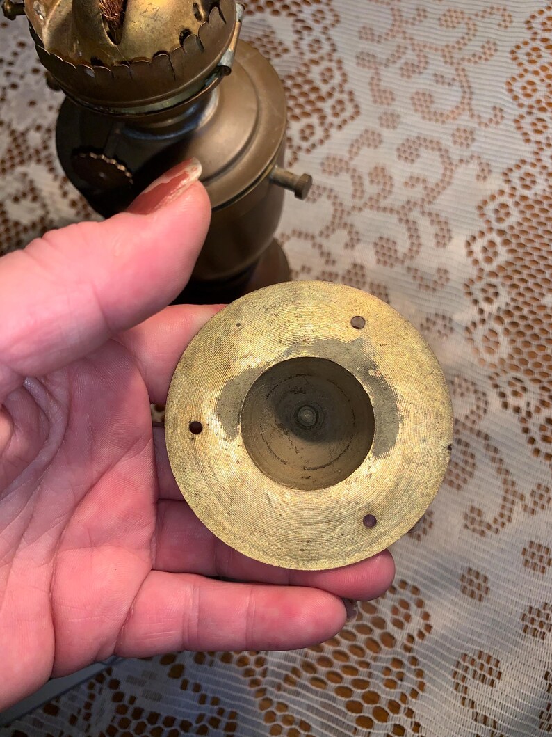 Antique Early 1900s Brass Gimbal Swivel Nautical Ship/boat Oil Lamp ...