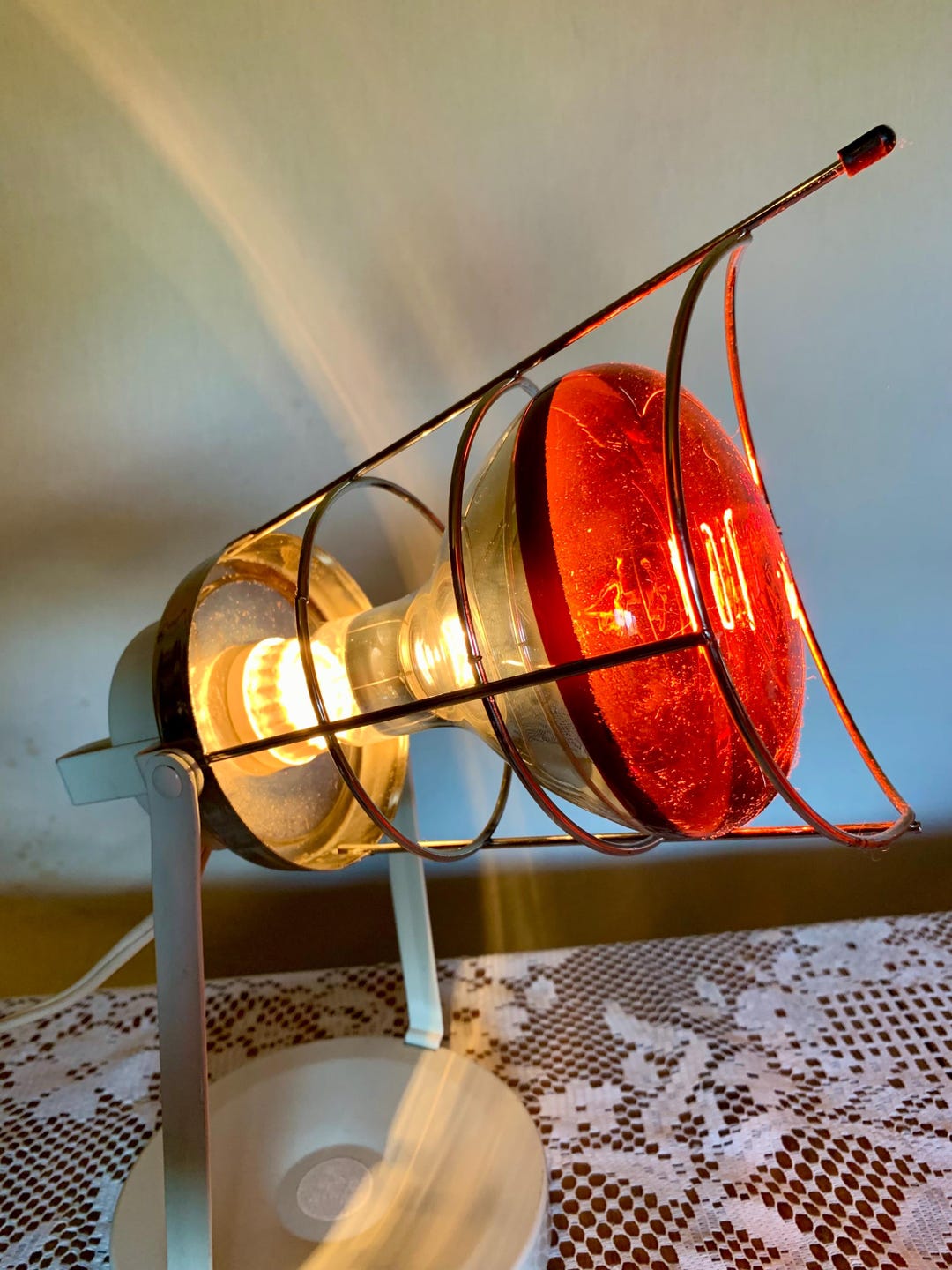 Vintage 1960s-westinghouse Standing Sun Ray Heating Lamp 250W Heat Ray ...