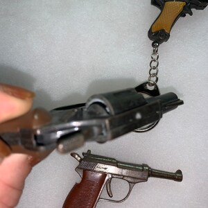 Vintage 1950’s-1980’s-collection of NINE Cap Gun Key Chains in Shadow ...