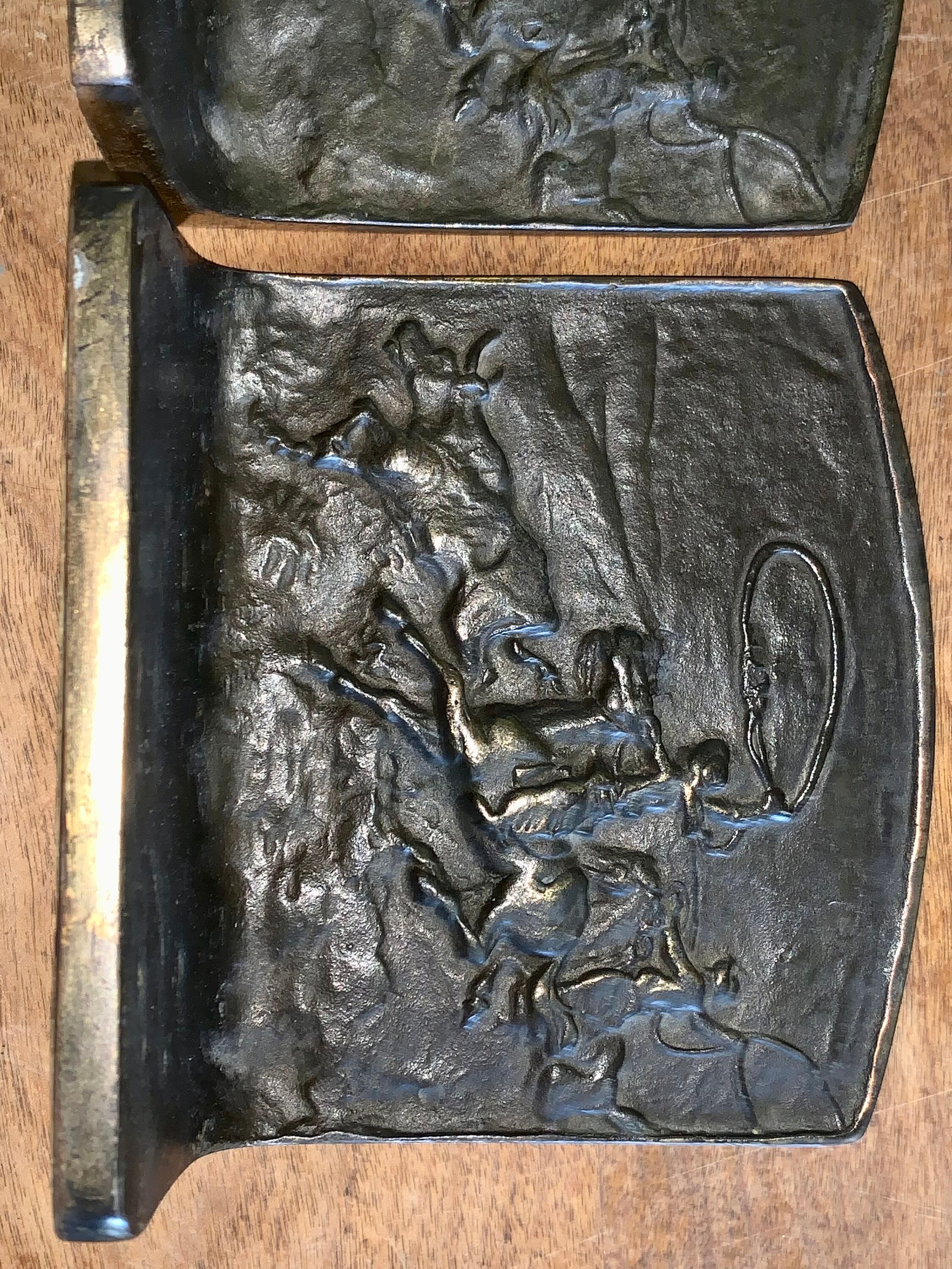1950s Vintage Cast Iron/bronze Finish ROUND-UP - Etsy
