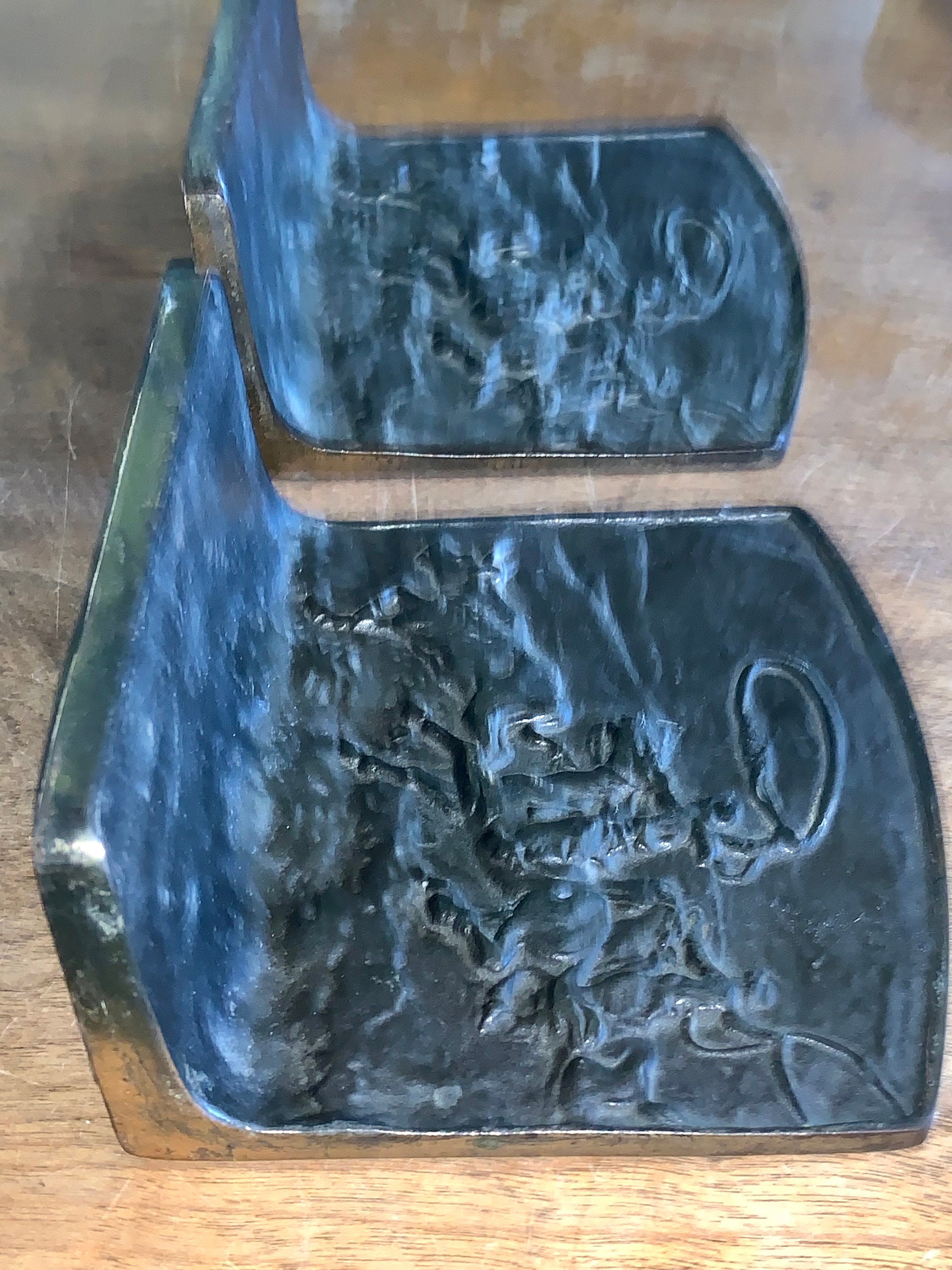 1950s Vintage Cast Iron/bronze Finish ROUND-UP - Etsy