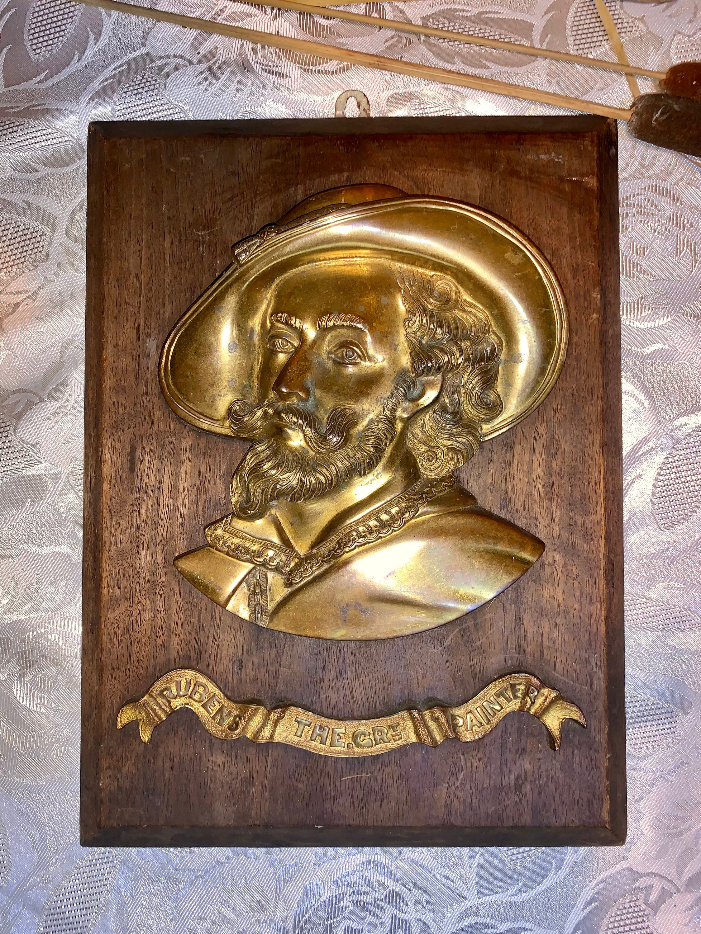 Antique Early 1900s Bronze Relief Musketeer Cavalier-ruben the - Etsy