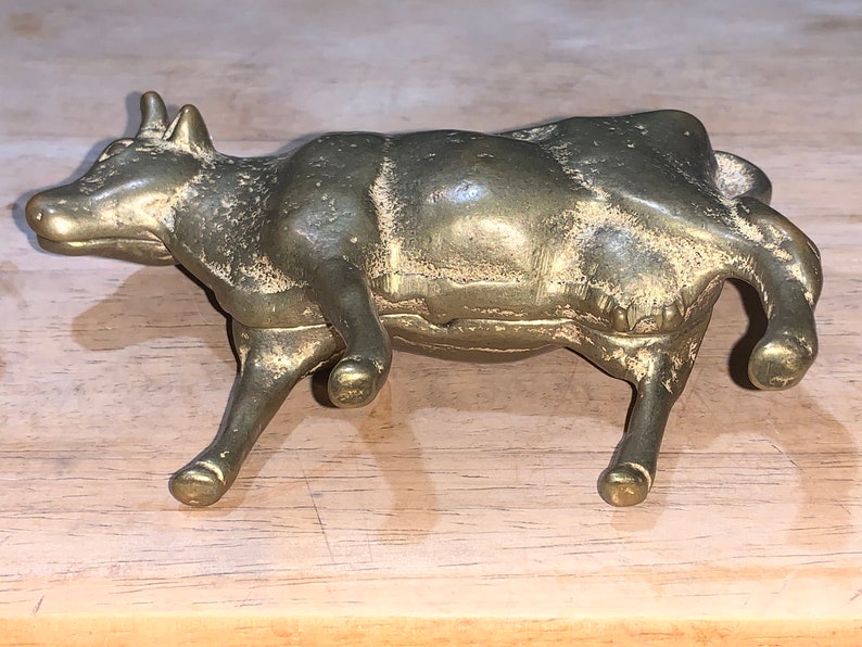 All ORIGINAL Antique Bronze/brass 1920’s COW Bank - Etsy