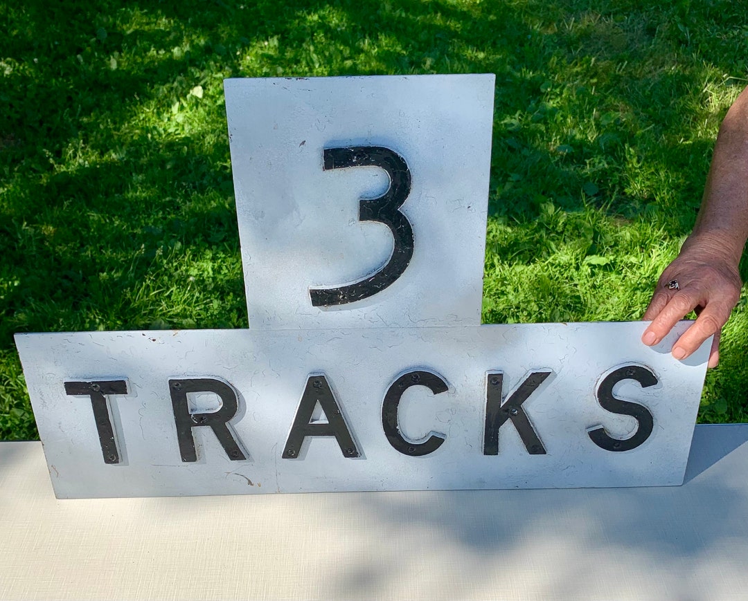 1940s Railway Railroad Tracks Highway Metal Signs-2 Different Available ...