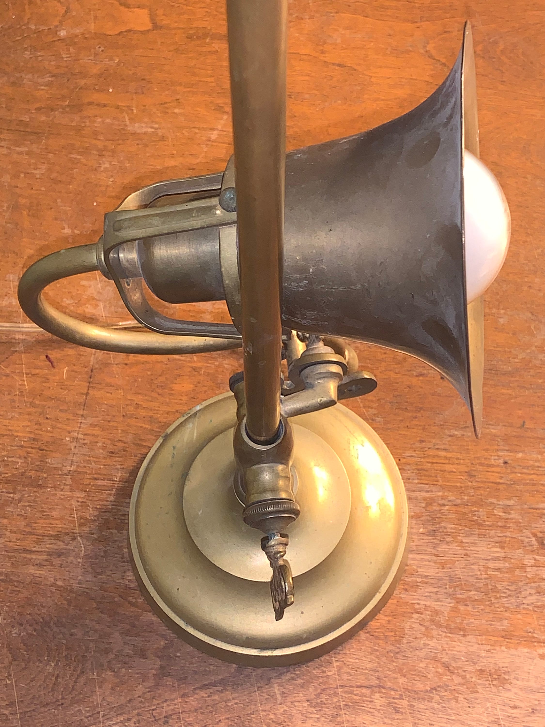Rare ULI Vintage & Unique ALL Original Solid Brass Adjustable Lamp for ...