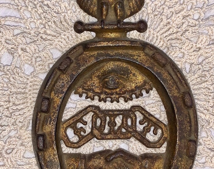 Antique Rare 1920s Odd Fellows Bronze/cast-memorabilia-collectible-hand ...