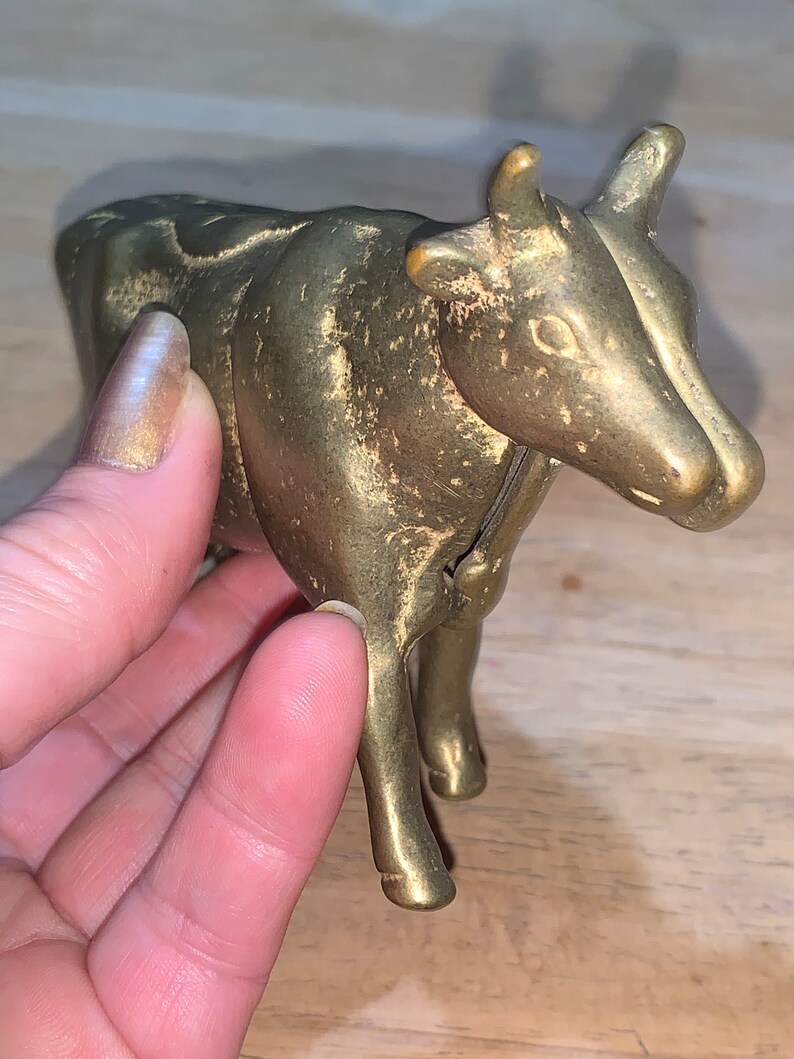 All ORIGINAL Antique Bronze/brass 1920’s COW Bank - Etsy