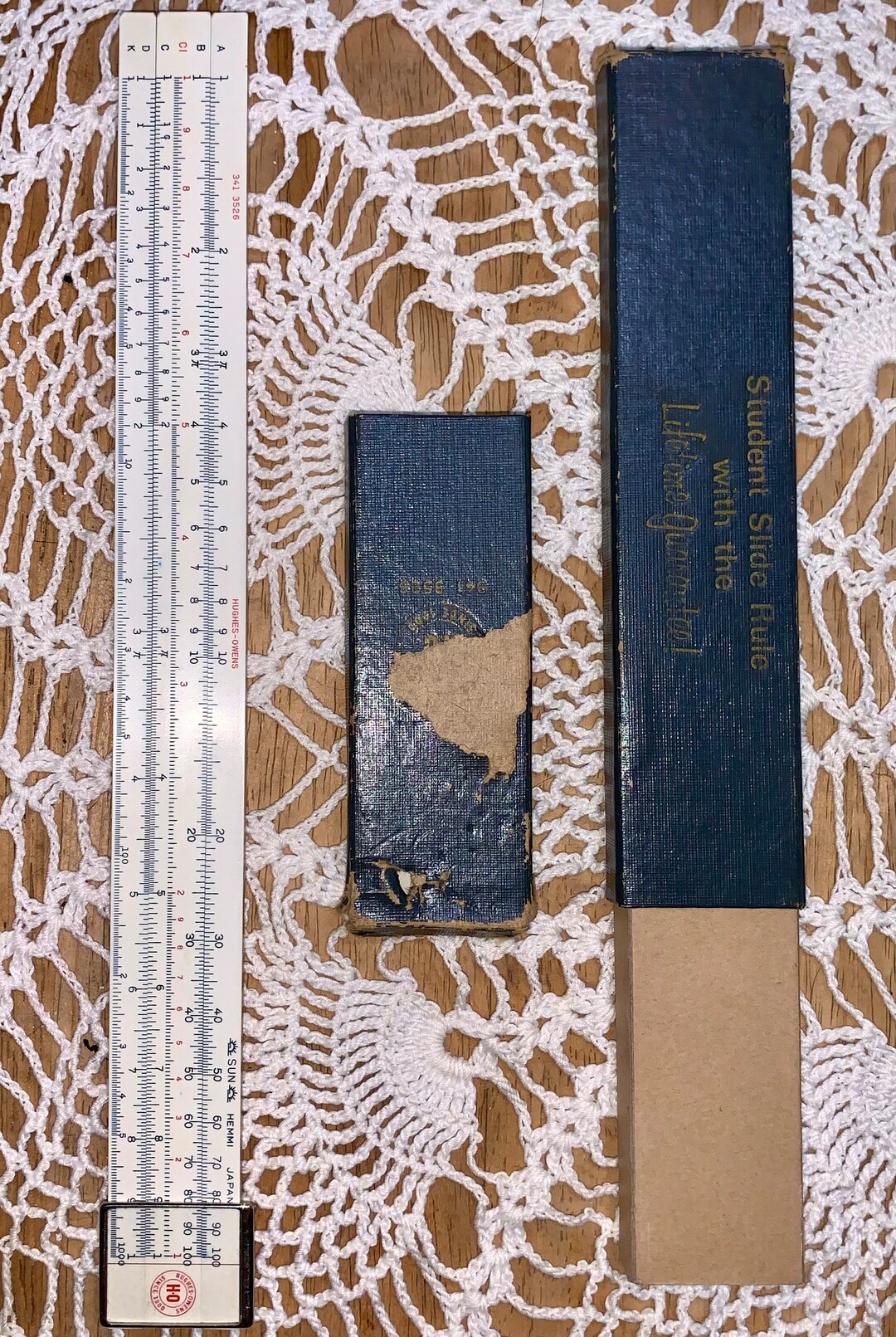 Vintage 1960’s Hughes Owens Model 341 3526 Bamboo 11" Student Slide ...