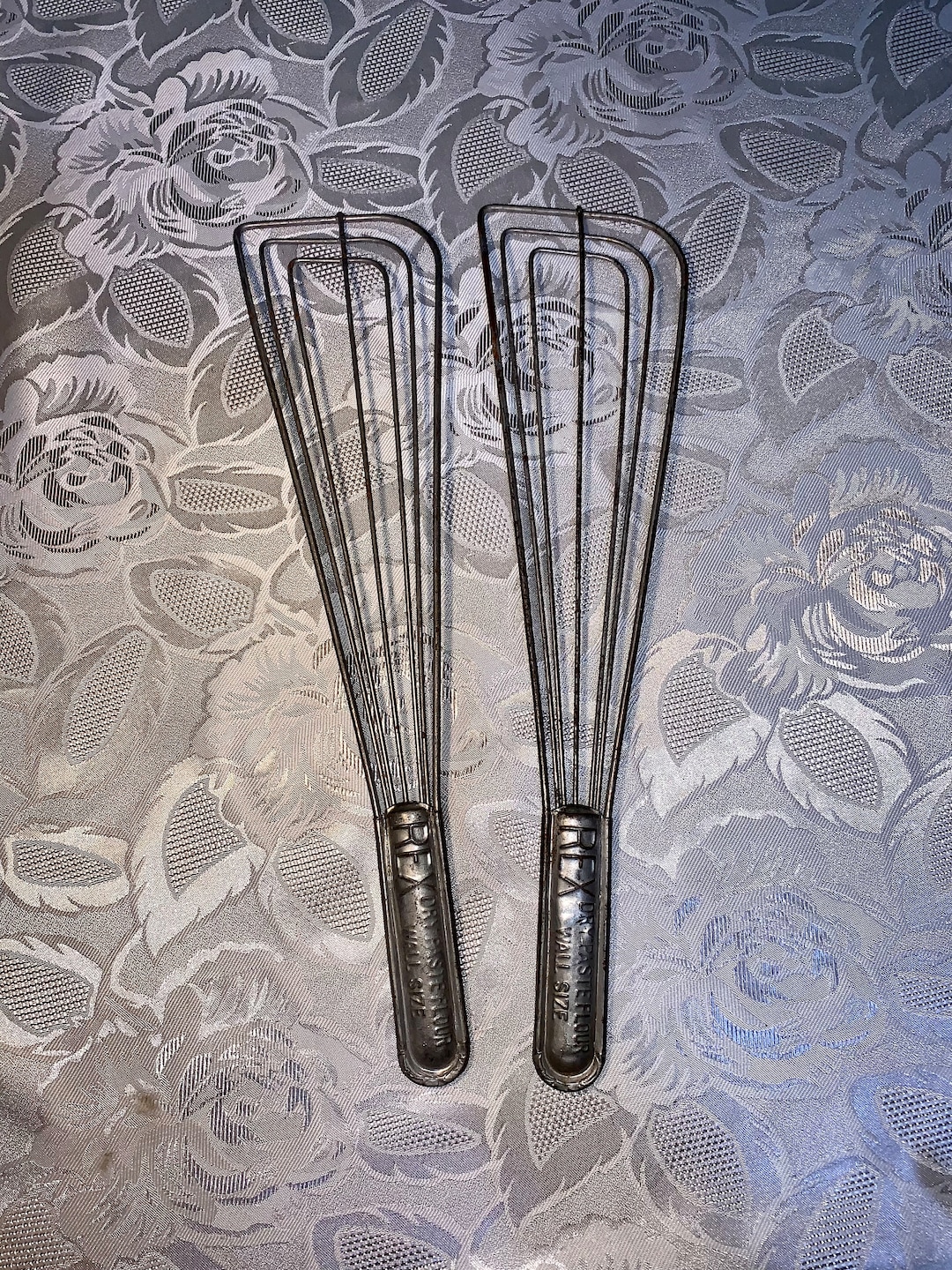 Primitive Antique Early 1920’s Set of Two-large 15” Long “REX” Brand ...