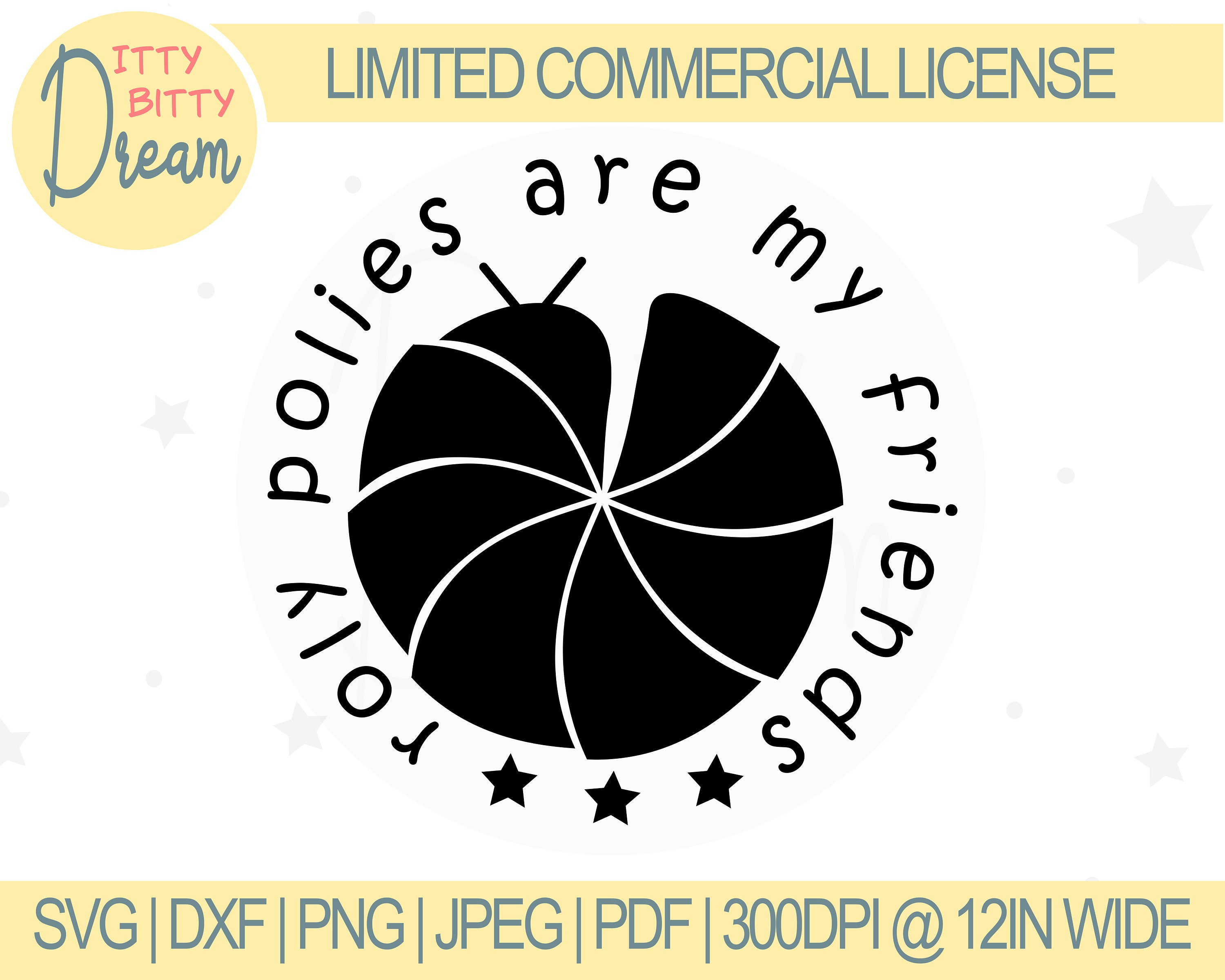 Roly Polies Are My Friends Star, Role Poly Bug SVG, Pillbug Svg, Role ...