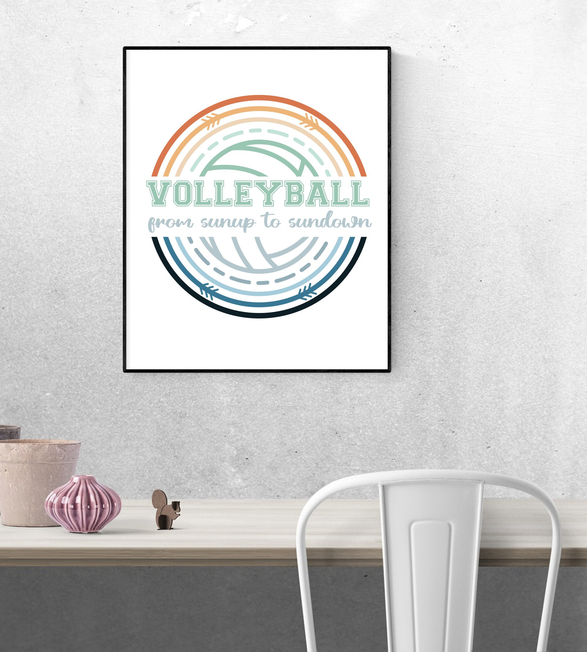 Volleyball Rainbow SVG Bundle Volleyball Rainbow Png Desin - Etsy