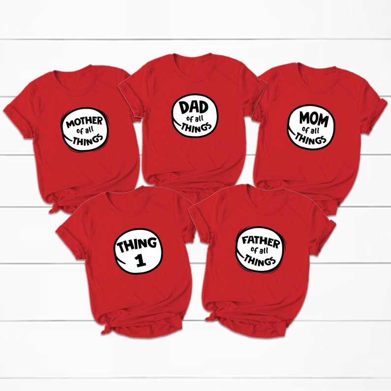 Customizable Thing Shirts, Thing Shirts, Thing Numbers, Thing 1,2,3,4,5 ...