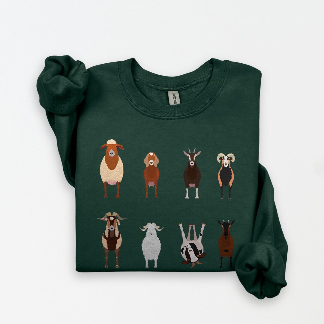 Goats Shirts, Goat Lover Shirt, Cute Goats Shirt, Farm Animal Shirt ...