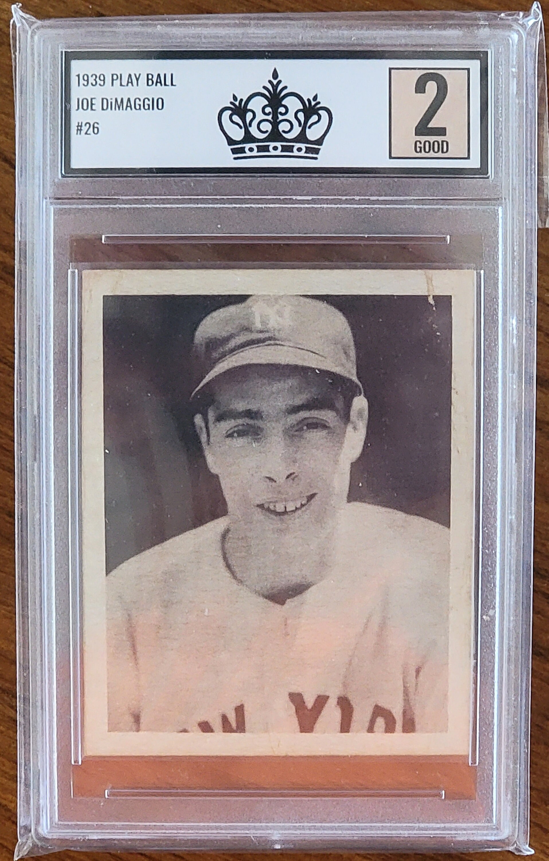 Joe Dimaggio Rookie Baseball Card
