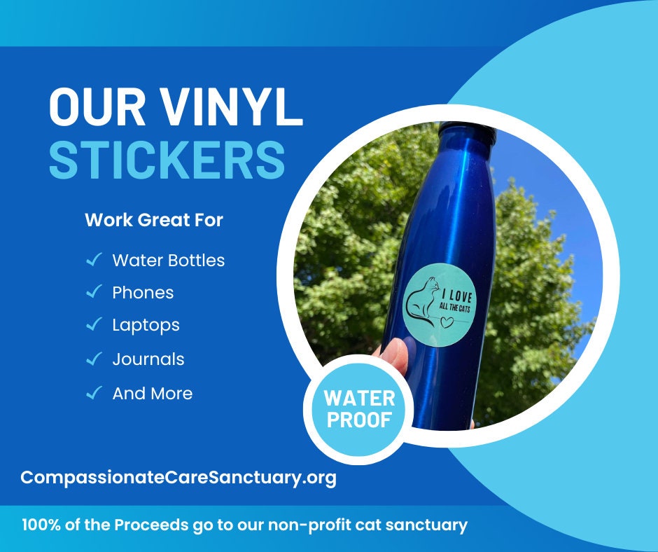 Cats Are Priceless, 3 Inch Round Vinyl Sticker - Etsy