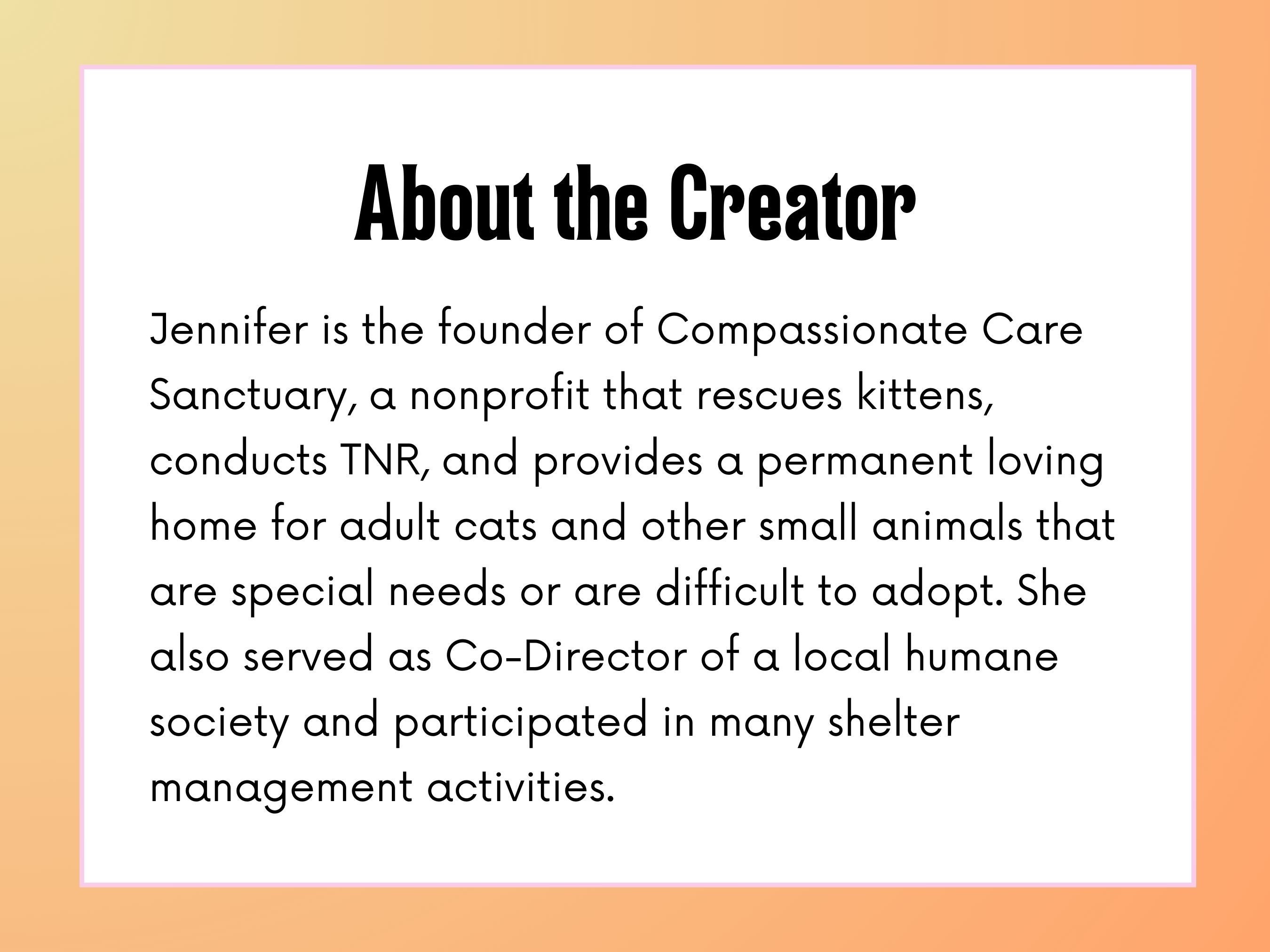 Handout: Why TNR Flyer (trap-neuter-return) - PDF and JPG - Etsy