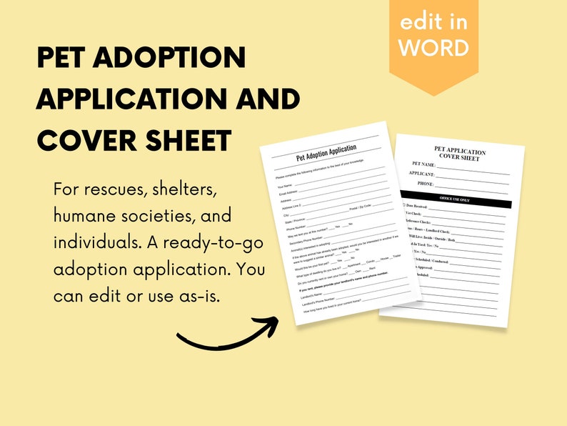 Pet Cat Dog Animal Adoption Application for Shelters, Rescues, and ...