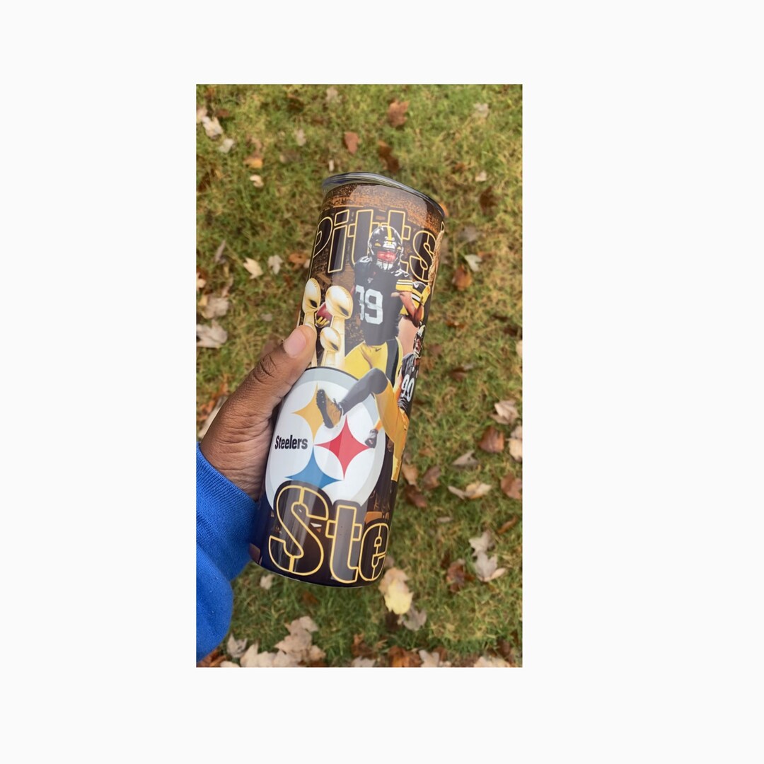 20 Oz Pittsburgh Steelers Sublimation Tumbler - Etsy