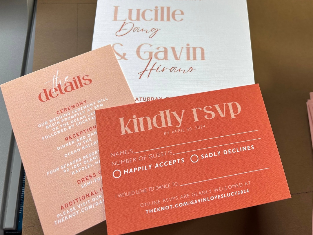 Custom Linen Cardstock Printing, Wedding Invitations, RSVP Cards - Etsy