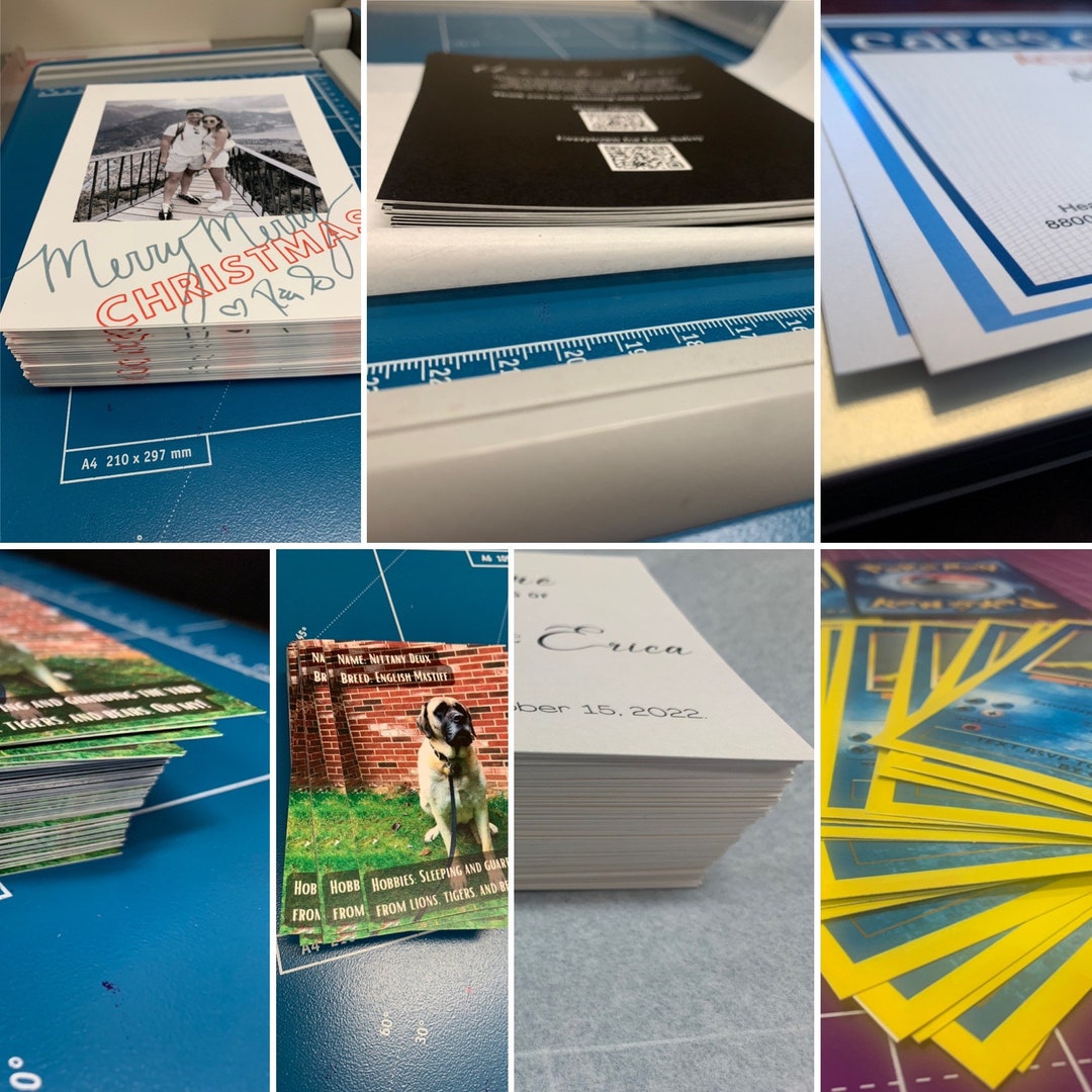 Uncoated Cardstock Print, Small Custom Square or Rectangular Cardstock ...