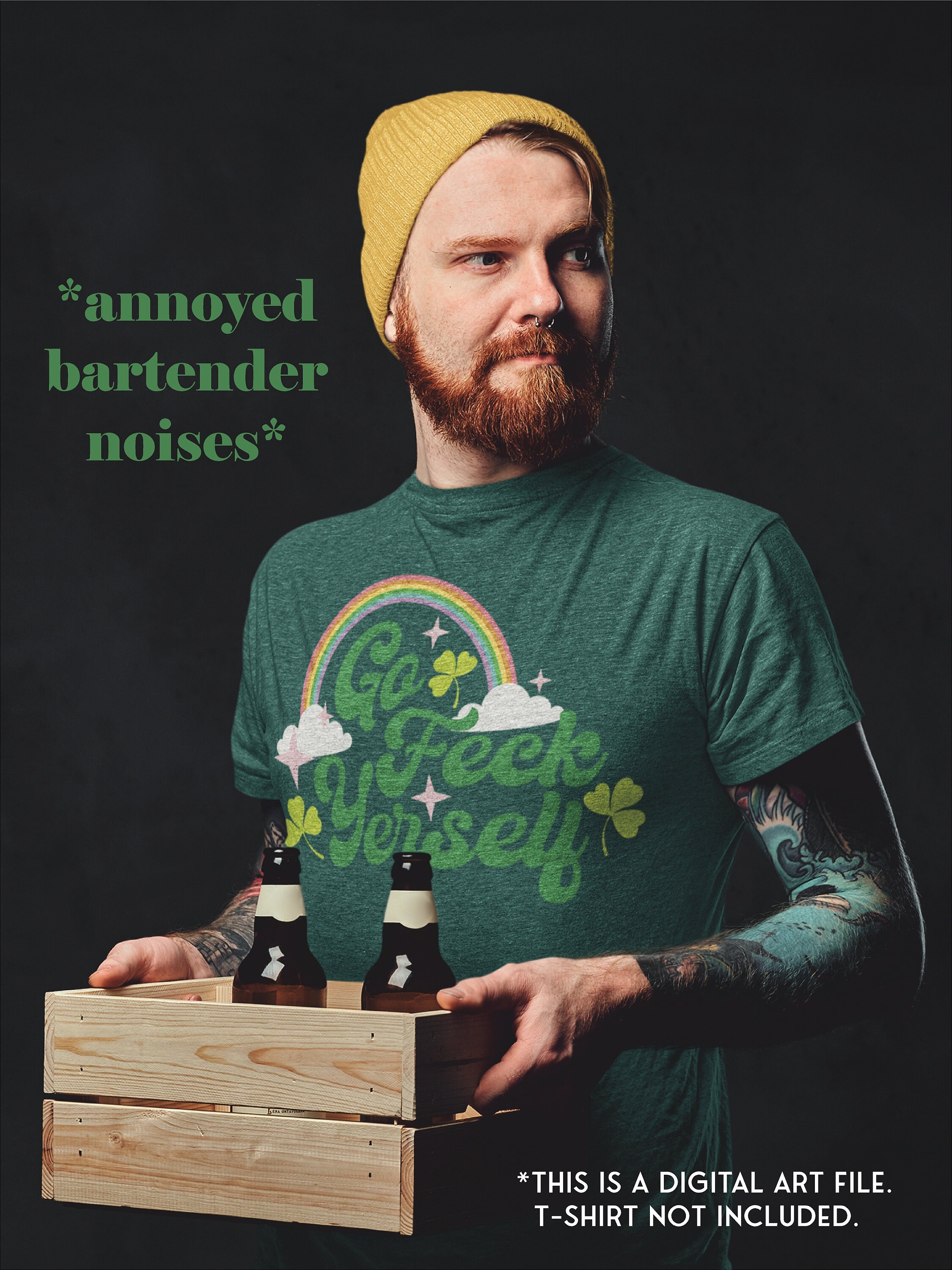 Go Feck Yerself St. Patrick's Day | SVG | PNG | Dye Sub Print File - Etsy