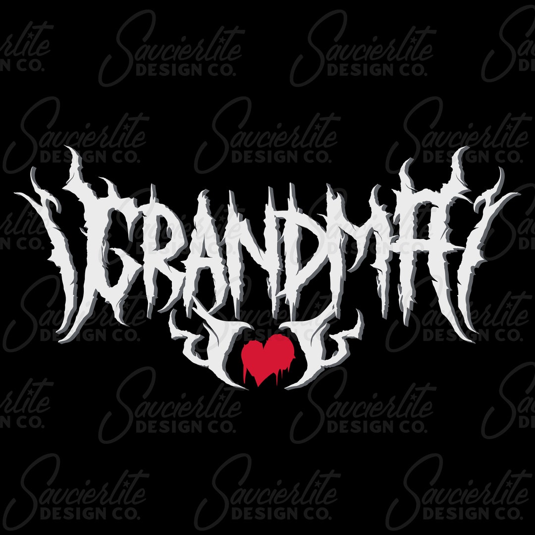 Metal Grandma PNG Digital Download for Sublimation - Etsy