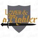 Lover and a Fighter Dnd PNG SVG Digital Download - Etsy
