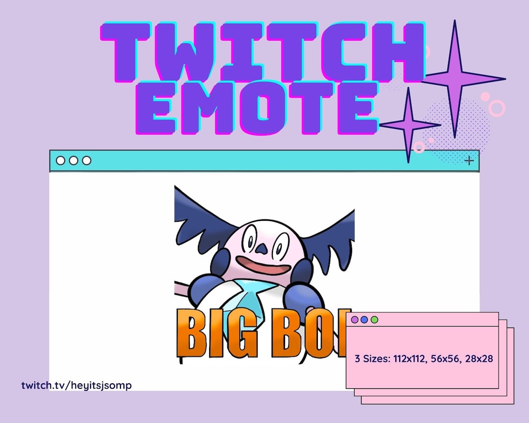 Emote Mr. Mime Emote Pokemon Emote Twitch Emote Discord Emote - Etsy