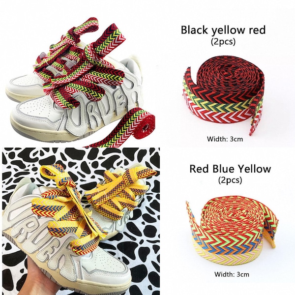 Black Thick Shoe Laces - Etsy UK