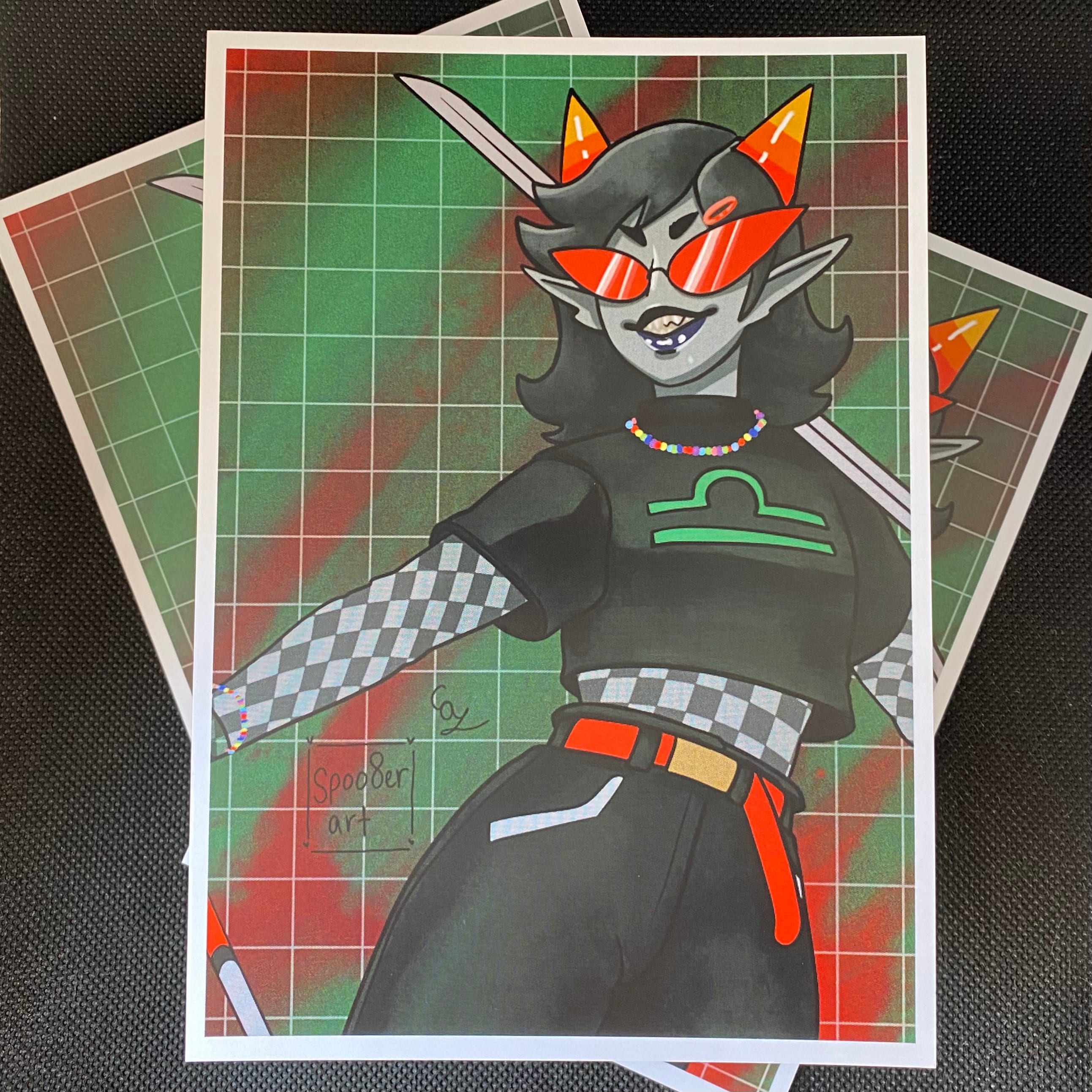 Terezi Pyrope Homestuck Art Print 5 X 7 - Etsy