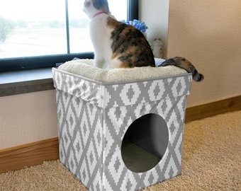 Stackable Cat House - Etsy