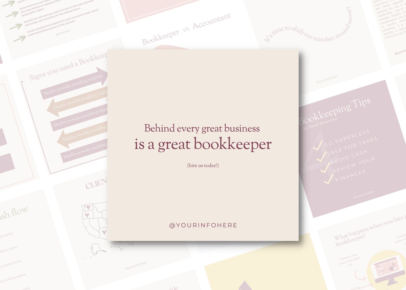 Bookkeeping Templates Bookkeeping or Accounting Tips and Infographics ...