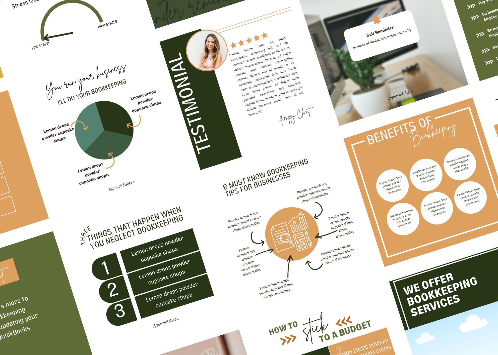 Bookkeeping Templates | Bookkeeping or Accounting Tips and Infographics ...