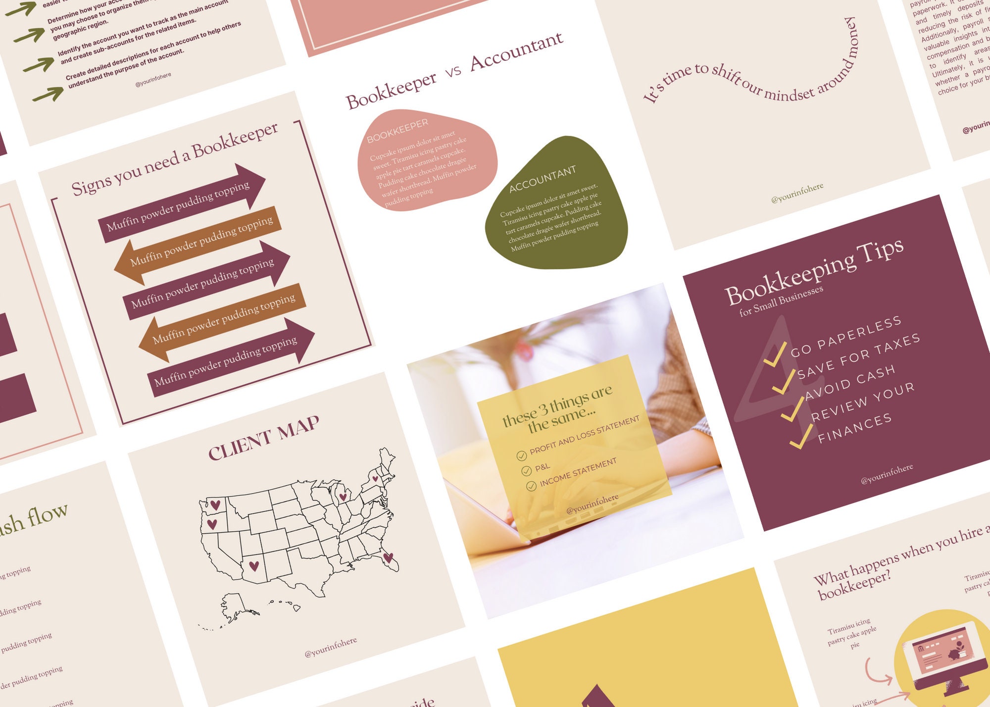 Bookkeeping Templates Bookkeeping or Accounting Tips and Infographics ...