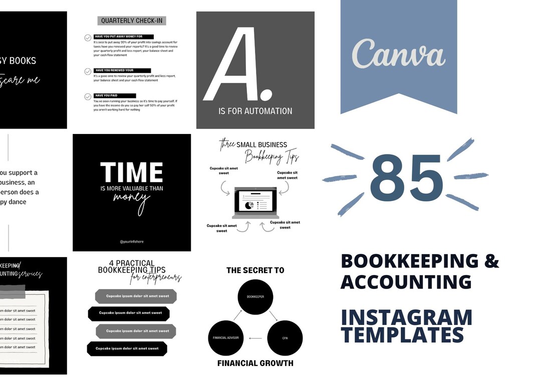 Bookkeeping Templates | Bookkeeping or Accounting Tips and Infographics ...