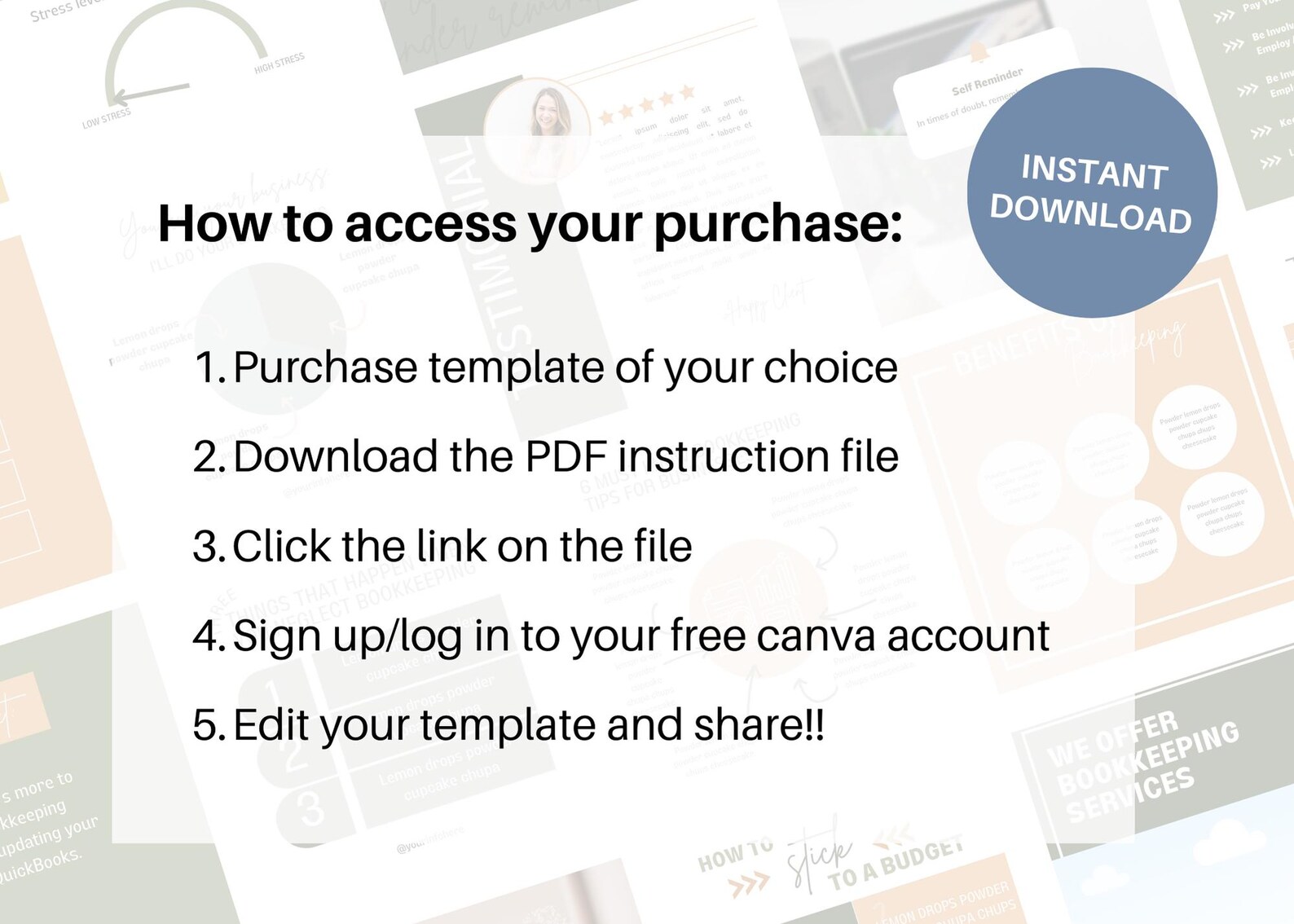 Bookkeeping Templates | Bookkeeping or Accounting Tips and Infographics ...