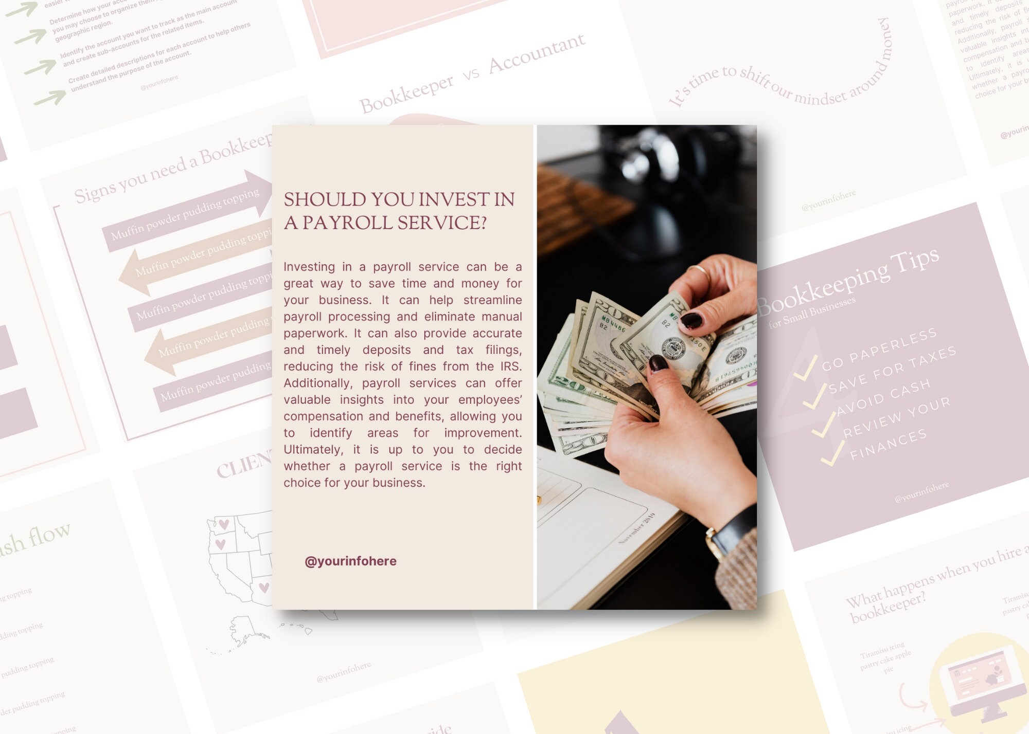 Bookkeeping Templates Bookkeeping or Accounting Tips and Infographics ...