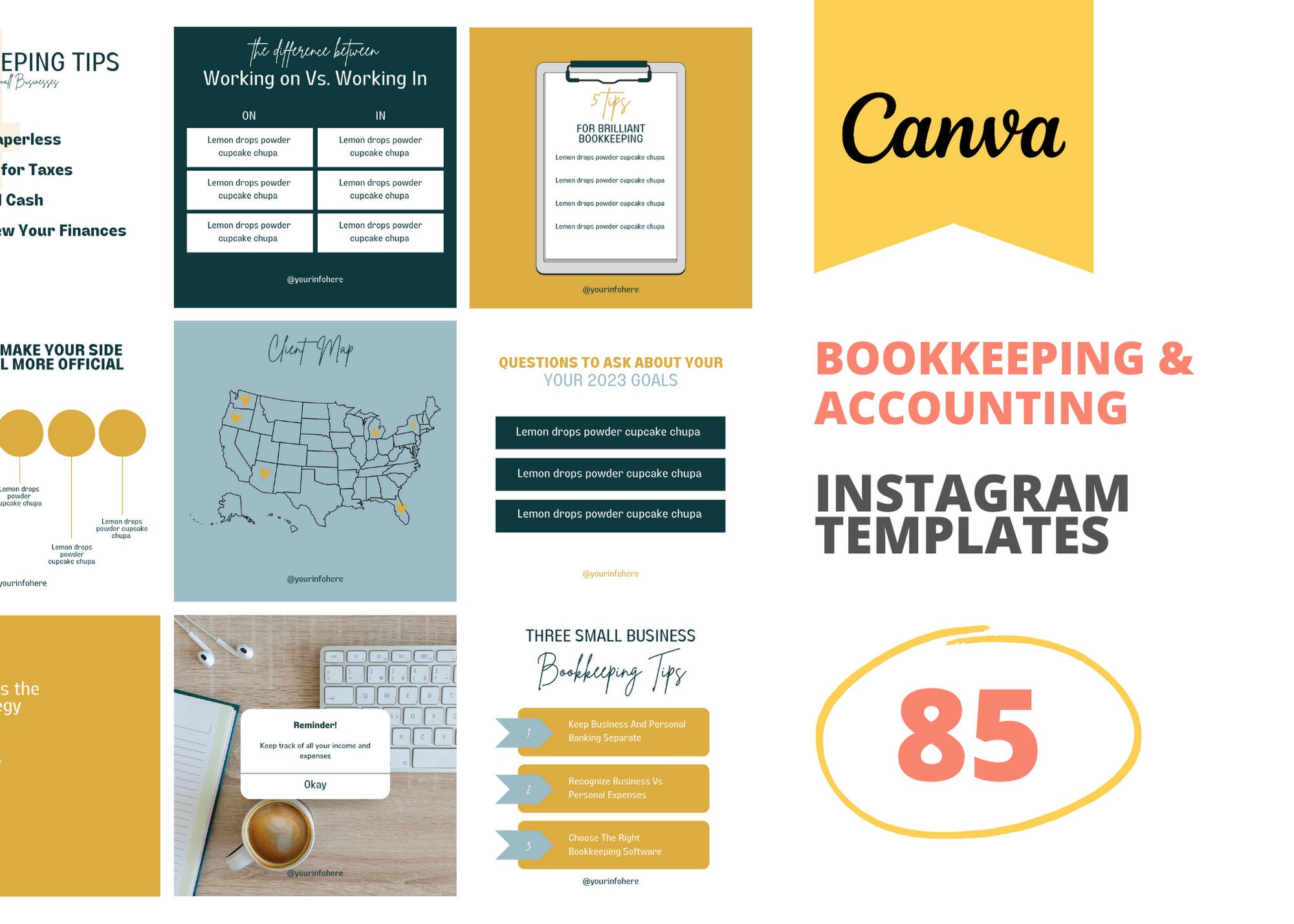 Bookkeeping Templates Bookkeeping or Accounting Tips and Infographics ...