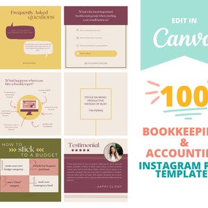 Bookkeeping Templates Bookkeeping or Accounting Tips and - Etsy