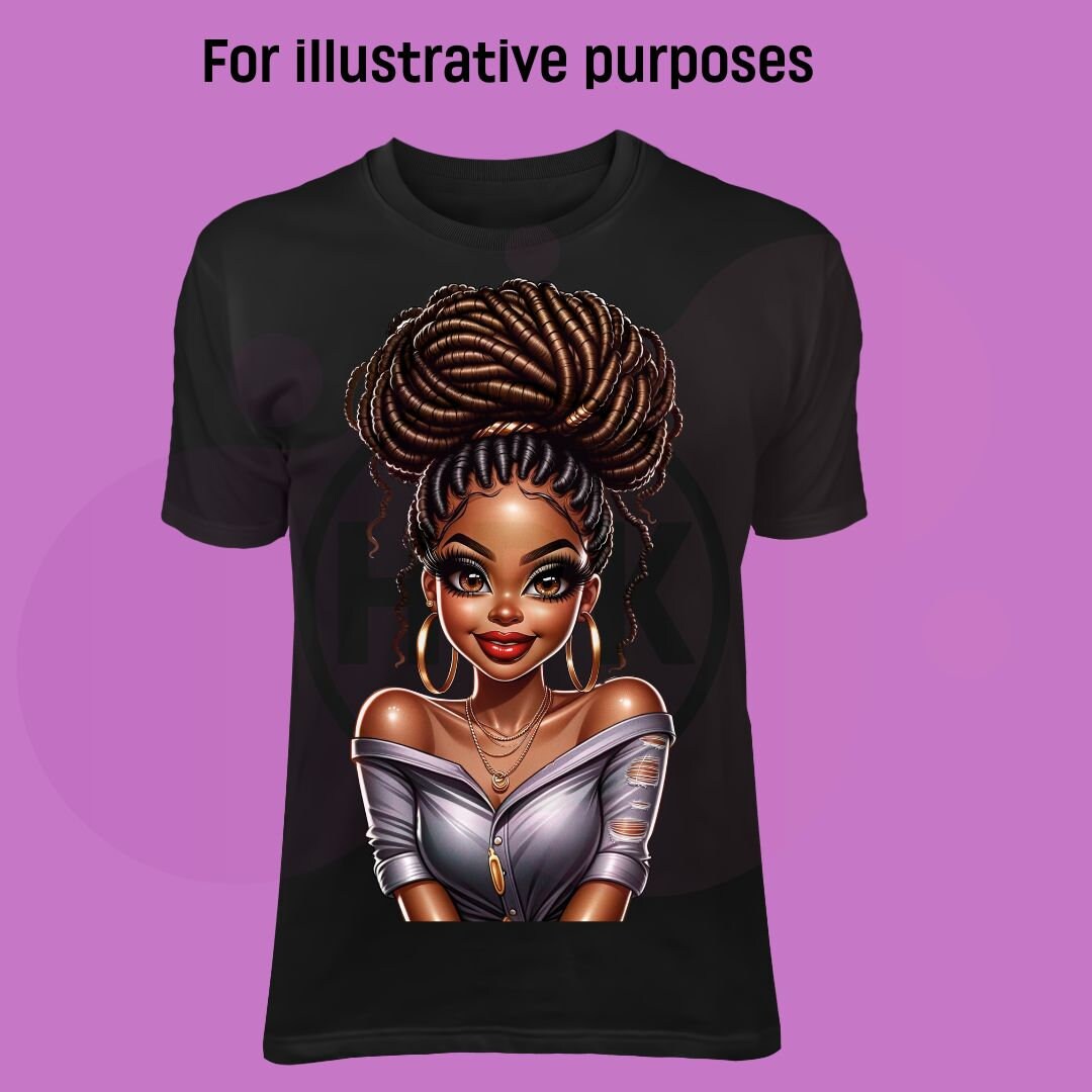 Culturally Rich Locs Artwork Instant Download 4 Unique - Etsy