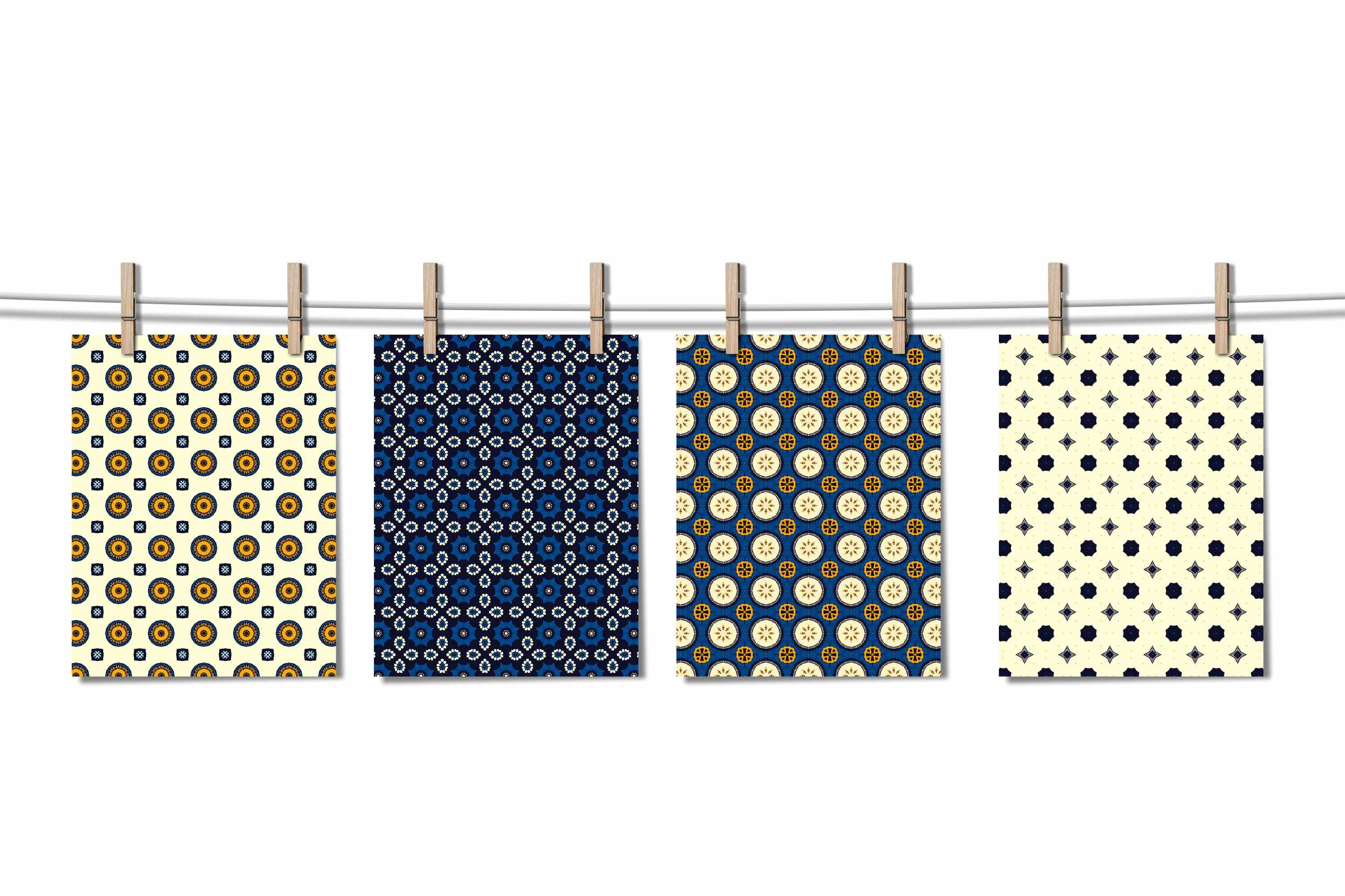 Regal Mosaic: Majestic Patterns Collection | 16-pack Seamless Digital ...