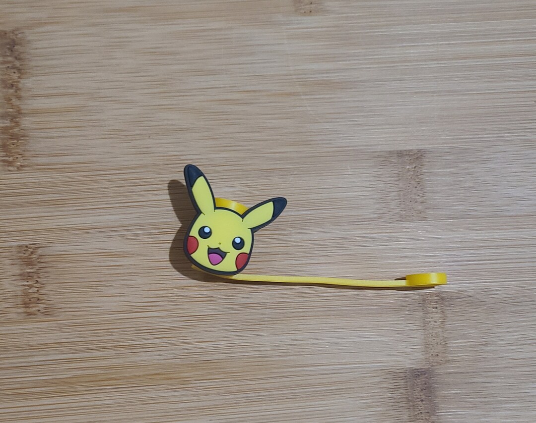 Straw Topper Yellow Pokemon Cup Charm Straw Charms - Etsy