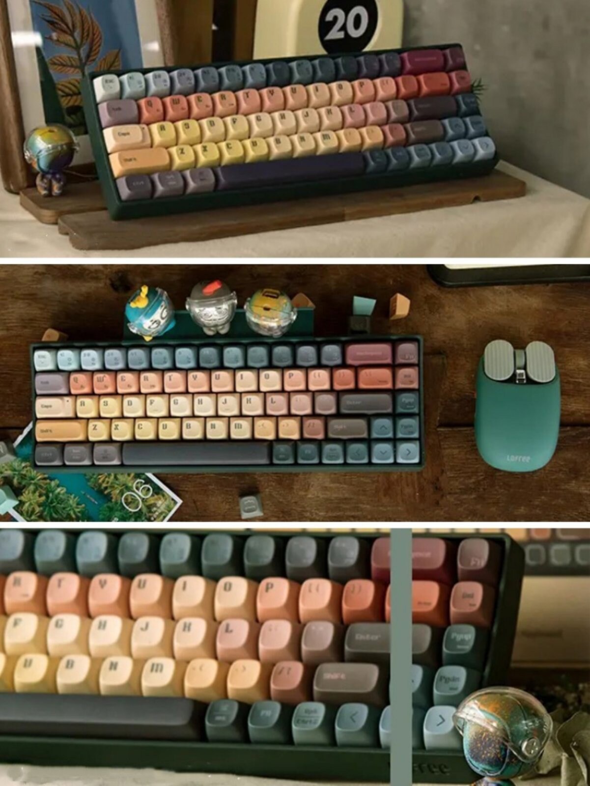 Fading Summer Mechanical Keyboard Wireless Keyboard - Etsy