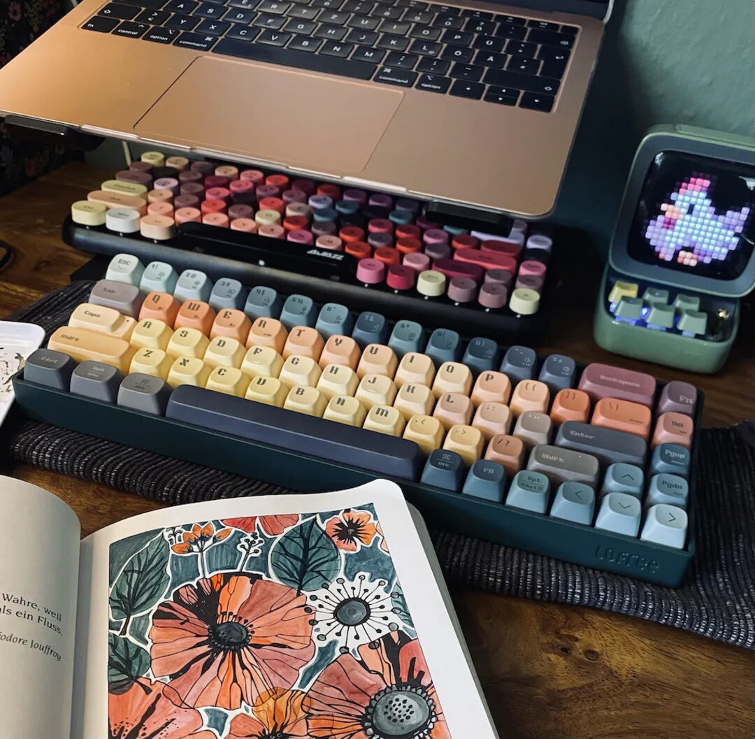Fading Summer Mechanical Keyboard Wireless Keyboard - Etsy