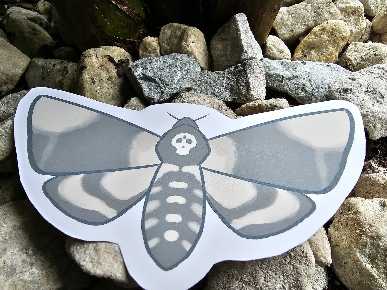 Creepy Moth Sticker Collection Dark Academia Cryptidcore Sticker - Etsy