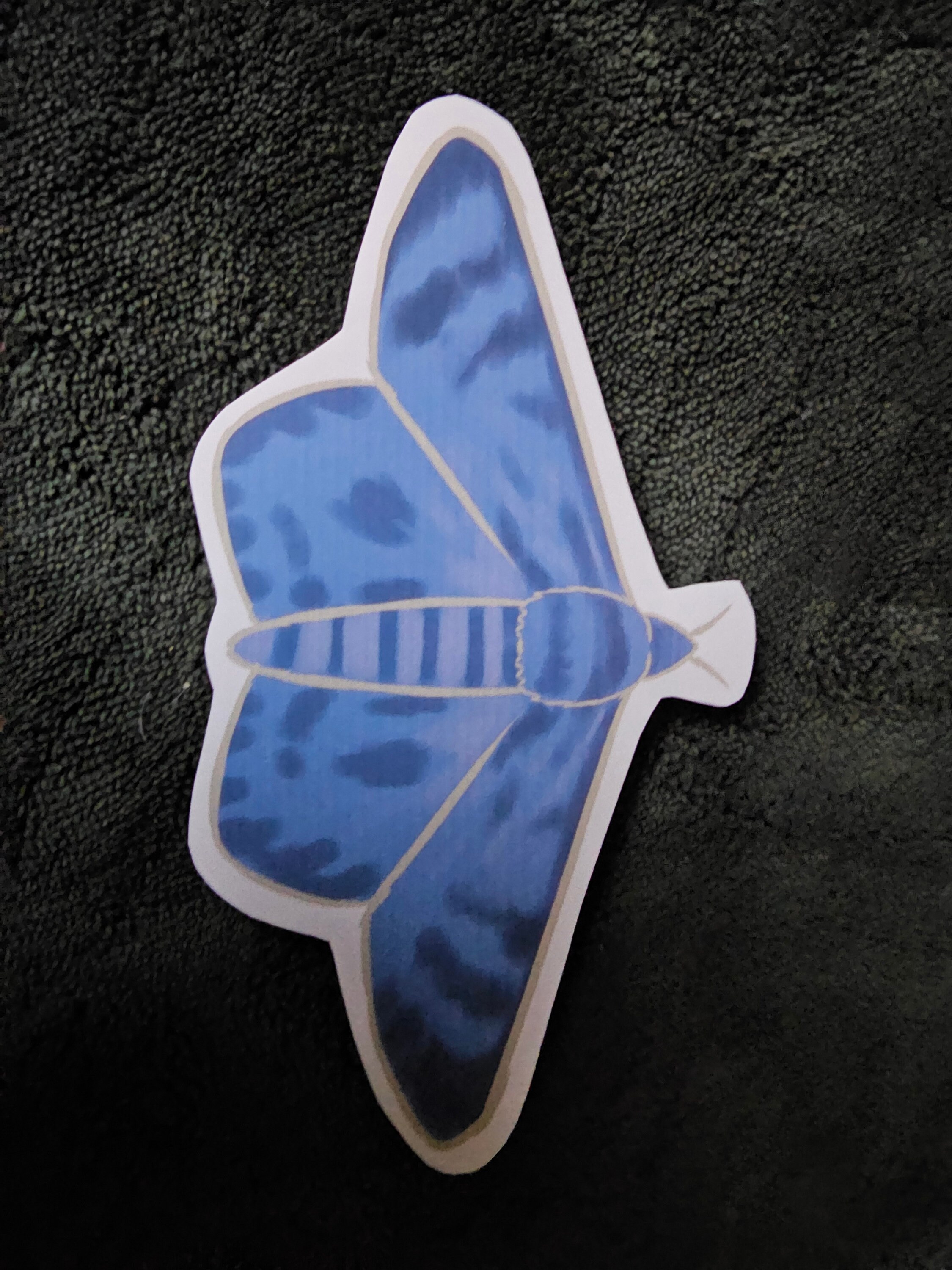 Moth Stickers Luna Moth Sticker Set Nighttime Moth Stickers for ...