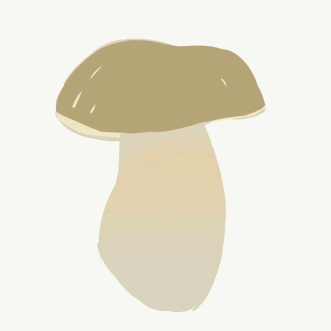 Minimalistic Fall Plant and Mushroom Digital Printables - Etsy