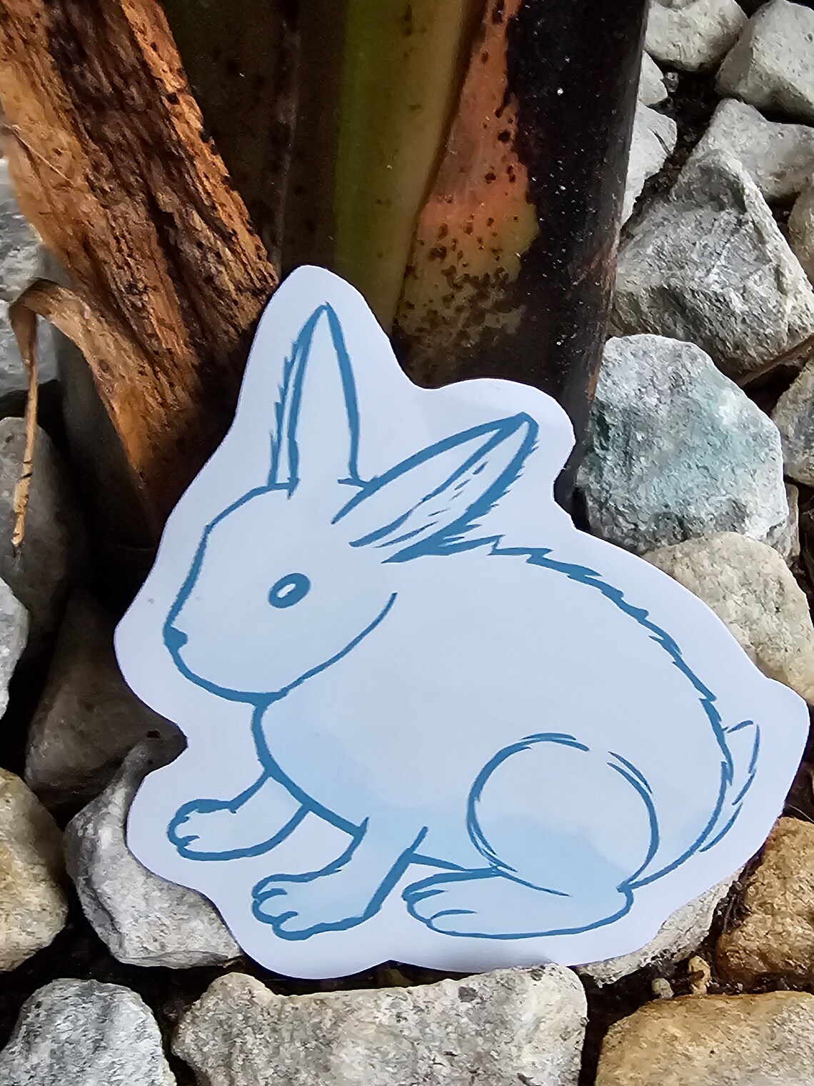 Snow Bunny Sticker Winter Vinyl Sticker Matte Christmas Sticker - Etsy