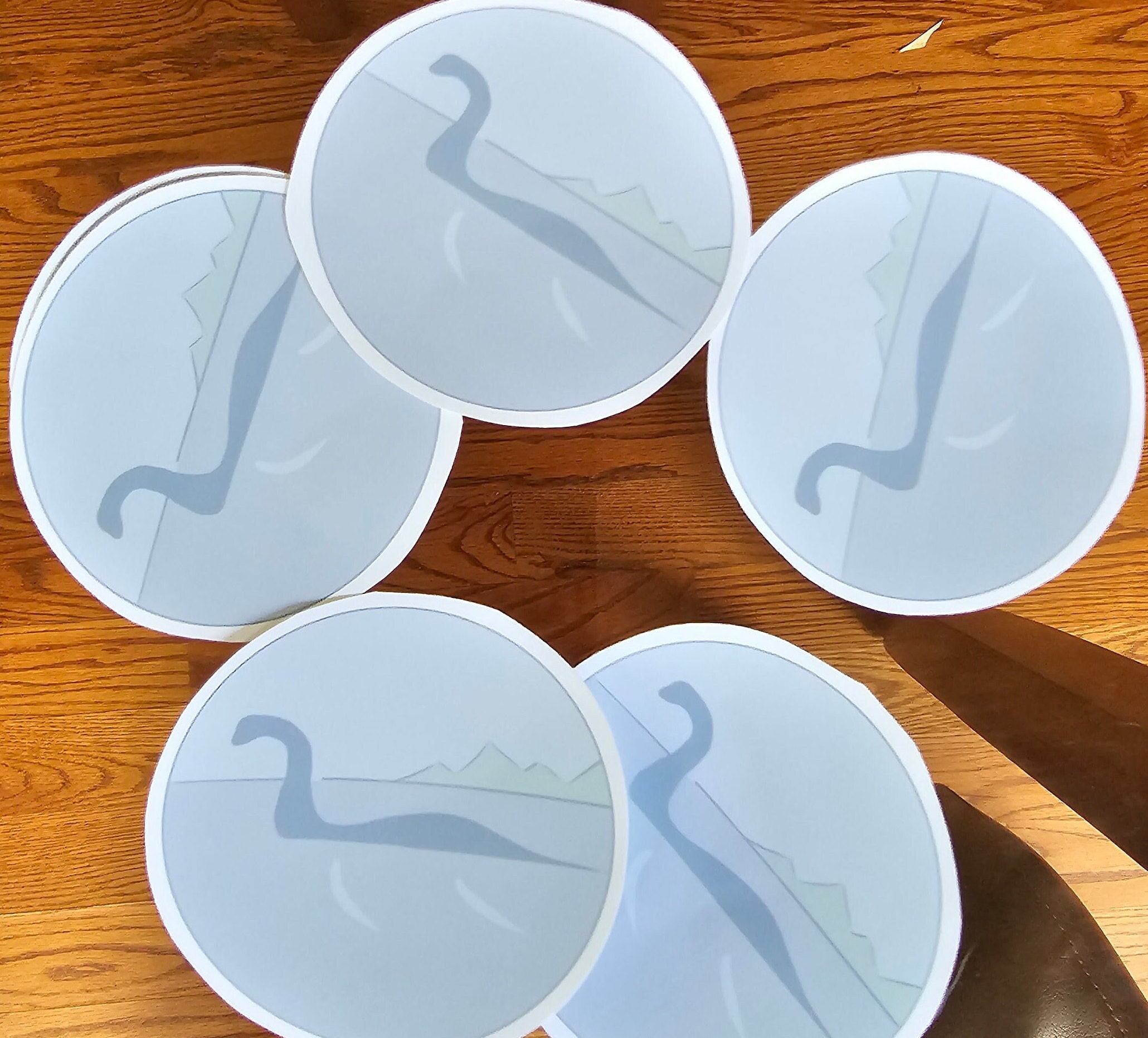 Nessie Sticker Lock Ness Monster Vinyl Sticker Cryptidcore Sticker ...