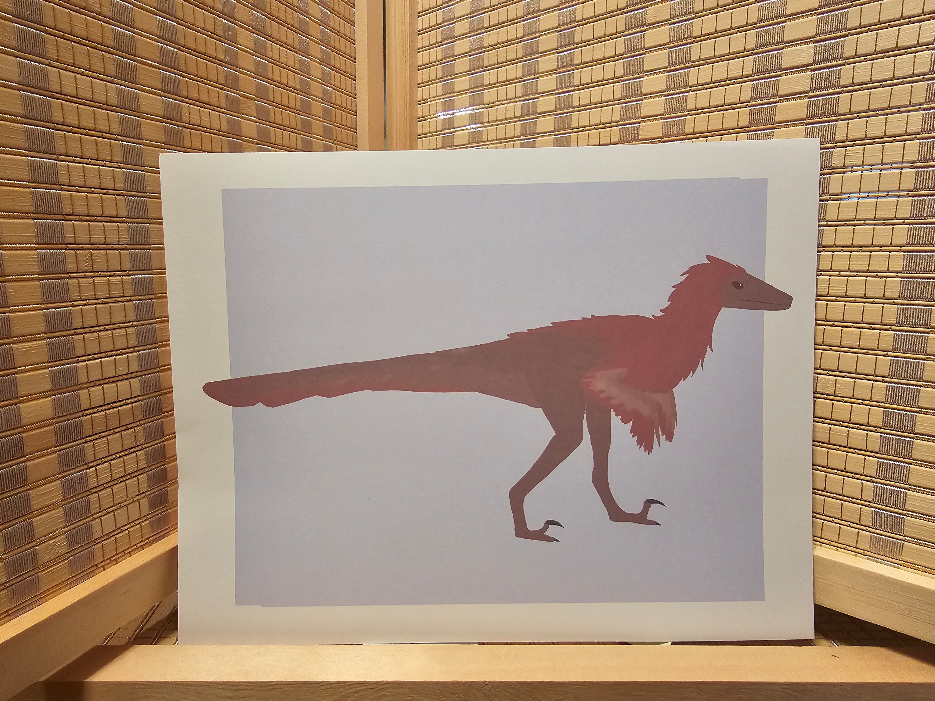 Raptor Dinosaur Print - Etsy